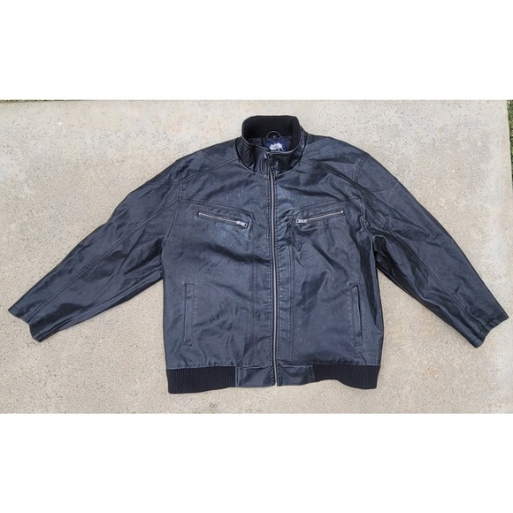 Route 66 | Jackets & Coats | Vtg Route 66 Faux Leather Moto Jacket ...